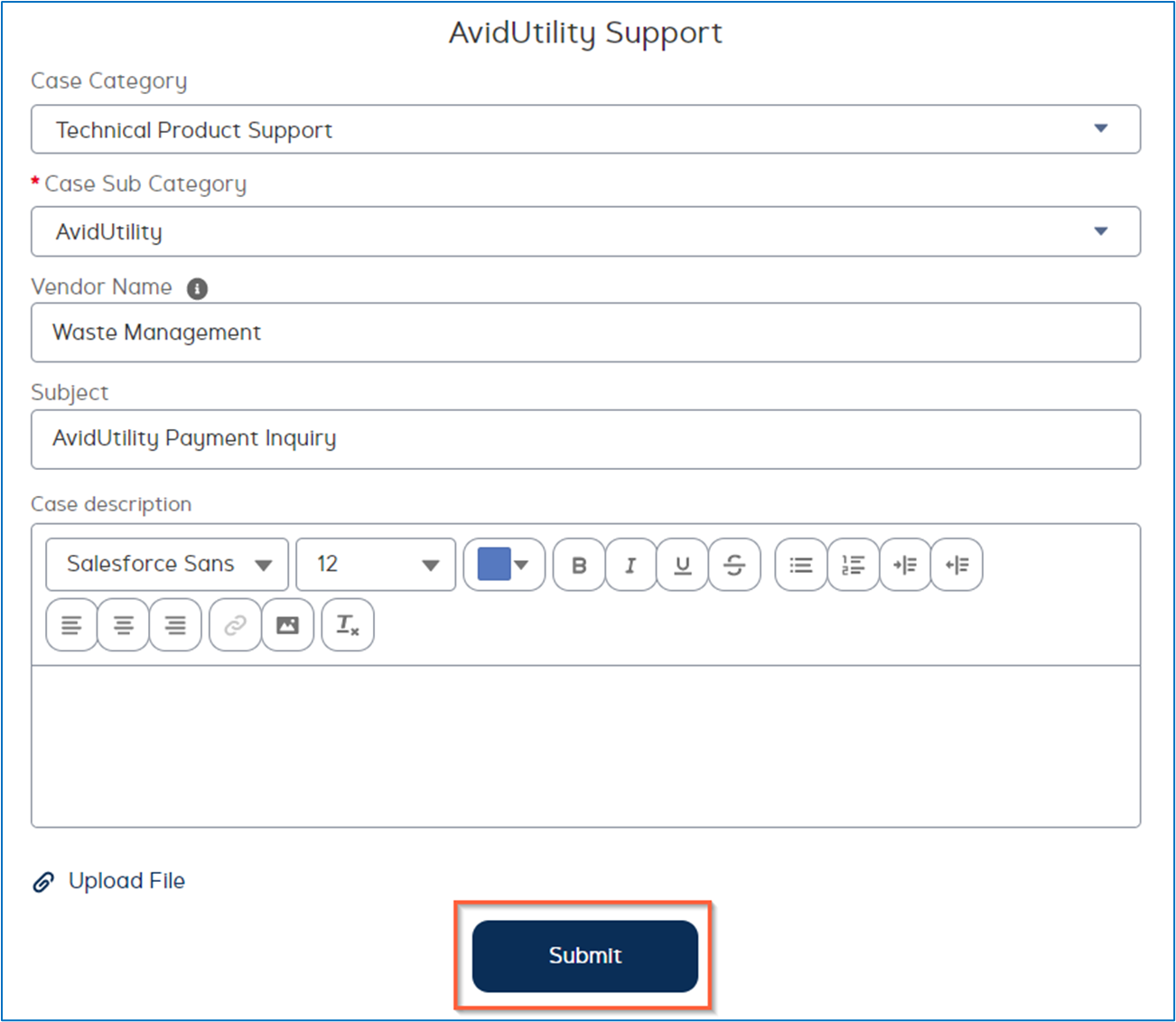 How do I Create a Support Case in the Community?