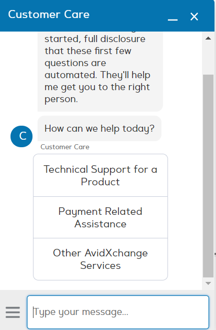 What are AvidXchange's support hours?
