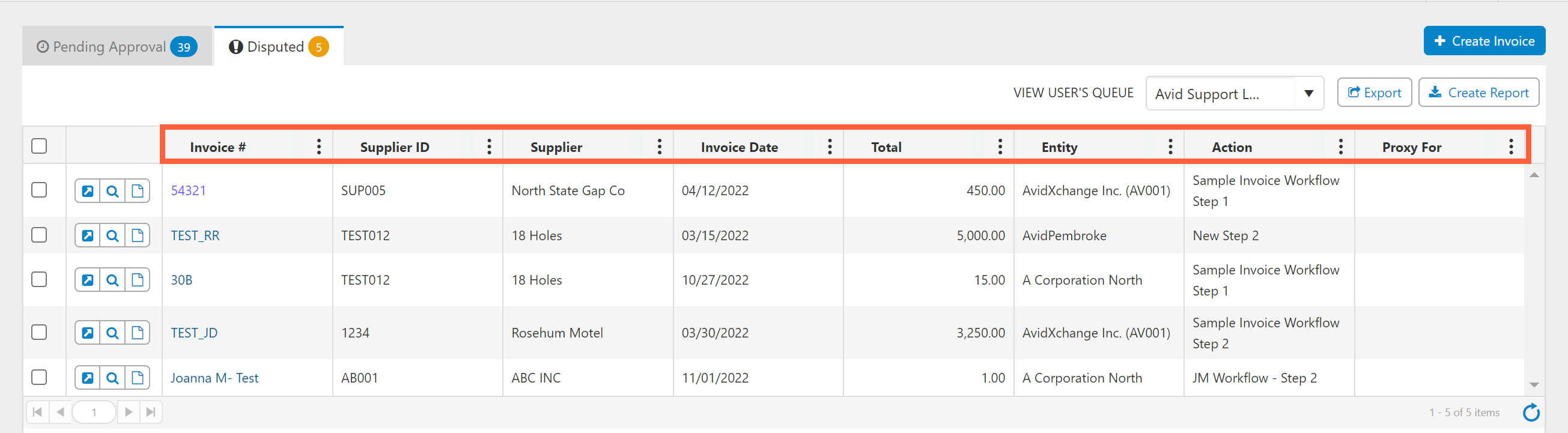 AvidInvoice: Getting Started for End User Guide