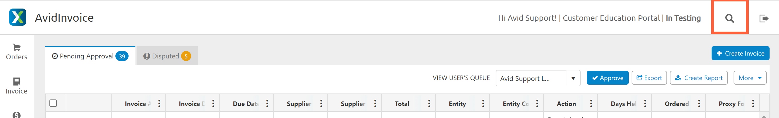 AvidInvoice: Getting Started for End User Guide
