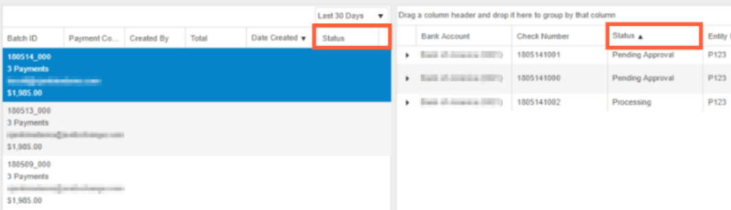 AvidPay: View Payment Status