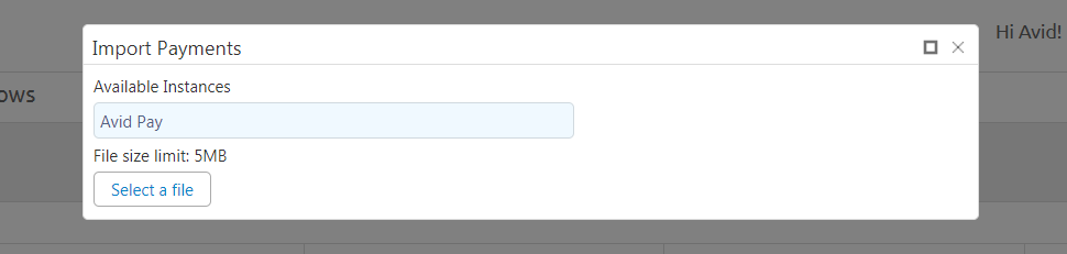 AvidPay: Upload/Transmit Payments & Troubleshooting