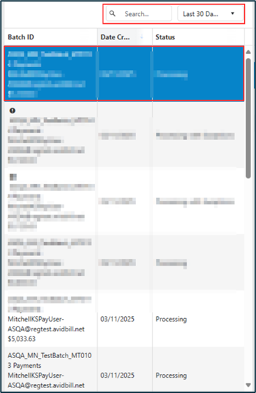 AvidPay: Search for a Payment