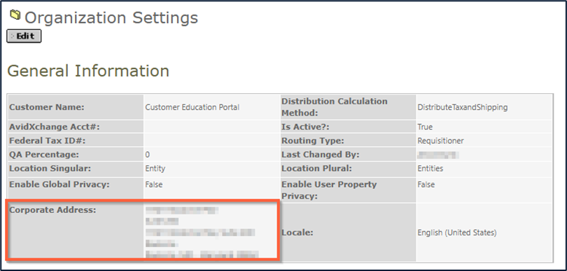 Add an Entity Address