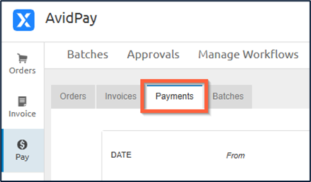 AvidPay: Search for a Payment