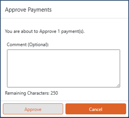 AvidPay: Approvals Tab